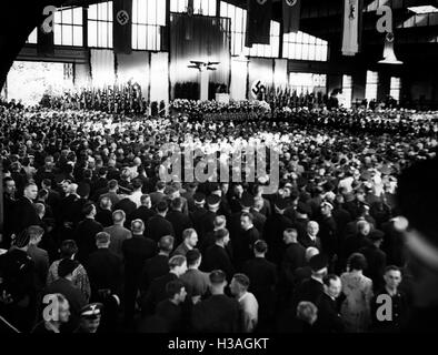 Joseph Goebbels hält eine Rede Stockfotografie - Alamy