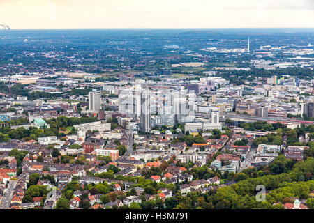 Areal Schuss der Stadt Essen, Deutschland, Stadtzentrum, Innenstadt ...