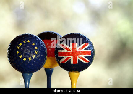 Golfbälle, Deutschland, EG, Europa, Rasen, Reduktion, Golfplatz, Golf ...