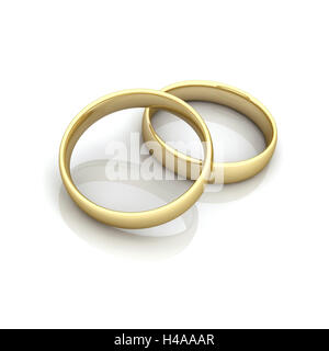 2 Ringe Symbol für Ehe Fusion 2 Ringe Ineinander Verschränkt Symbol Für ...