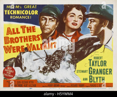 Die Brüder waren tapfer (1953) - Film-Poster Stockfotografie - Alamy