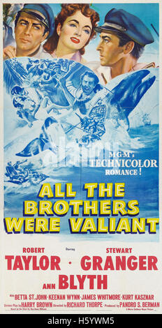 Die Brüder waren tapfer (1953) - Film-Poster Stockfotografie - Alamy