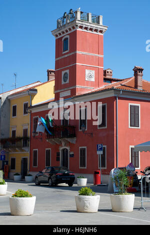 Rathaus, Novigrad, Istrien, Kroatien Stockfotografie - Alamy