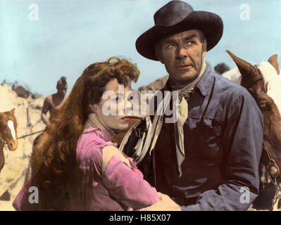 NANCY GATES, Randolph Scott, COMANCHE STATION, 1960 Stockfotografie - Alamy