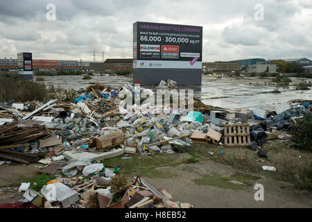 Alten London Industriegebiet auf viele Straße, Kensington, London, SW10 ...