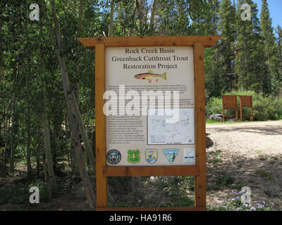 Die Leadville National Fish Hatchery in Colorado spielt eine wichtige ...
