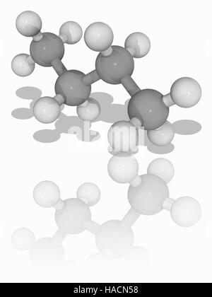 Molekülmodell von Butan Stockfoto, Bild: 52583963 - Alamy