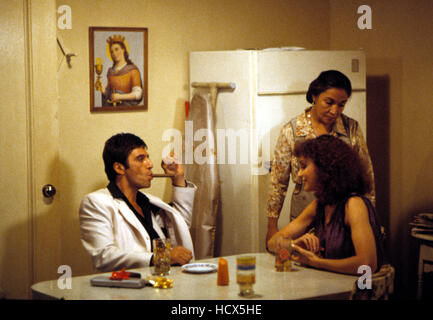 SCARFACE, Miriam Colon, Mary Elizabeth Mastrantonio, Al Pacino, 1983 ...