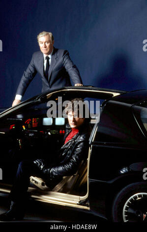 KNIGHT RIDER, Edward Mulhare, David Hasselhoff (Staffel 1), 1982-86 ...