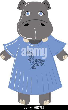 Behemoth cartoon Vector Illustration Stock-Vektorgrafik - Alamy