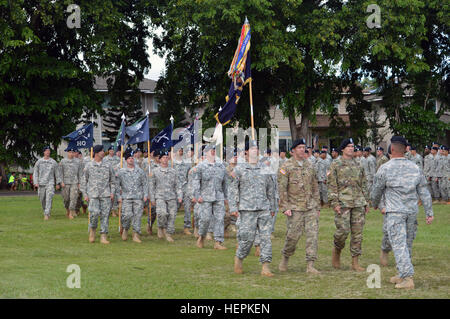 Der 3. Brigade Combat Team Märsche im 25 Infanterie Division Pass und ...