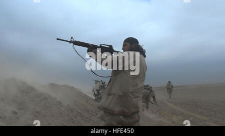 Standbild ein ISIS-Propaganda-video zeigt die islamischen Staat ...