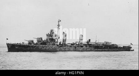 USS Aaron Ward (DD-483 Stockfotografie - Alamy
