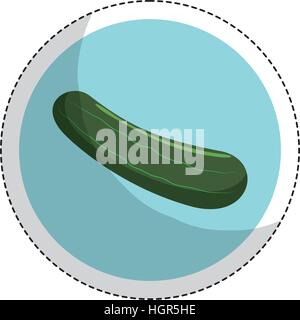 Gurke Gemüse icon image Vektor Abbildung - Bild: 163757536 - Alamy