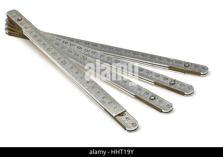 Silber, Stahl, Metall, Maßstab, Regel Tasche, Maßband, Werkzeug ...