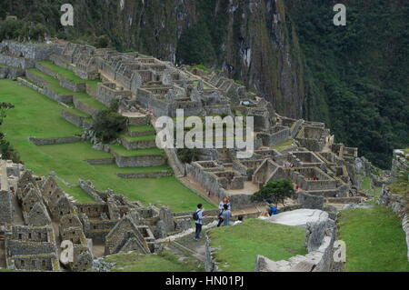 Tempel der Sonne oder in Torreon, Machu Picchu Peru Stockfotografie - Alamy