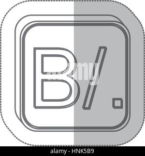 Panamaischer Balboa Währung Symbol Symbolbild, Vektor-illustration ...