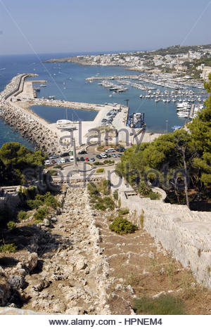 Santa Maria di Leuca, Apulien, Italien, Menschen am Strand Baden ...