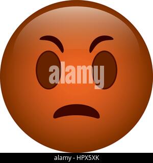 Wütend Smiley emoticon Vektor Abbildung - Bild: 101536176 - Alamy