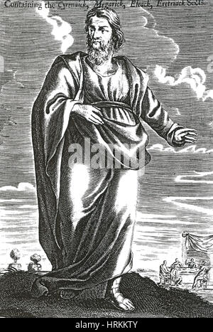 Aristippos von Kyrene, der griechische Philosoph Stockfotografie - Alamy