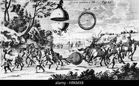 Magdeburger Halbkugeln, 17. Jahrhundert Stockfoto, Bild: 135043170 - Alamy
