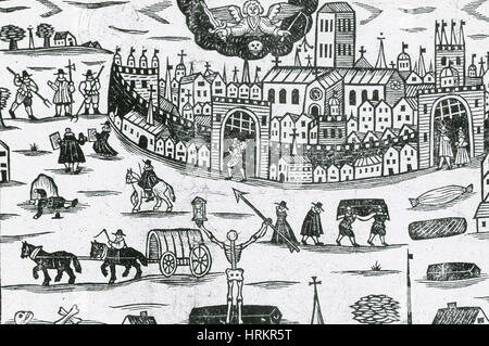 Pest, mittelalterliche Pest, 1864 Stockfotografie - Alamy