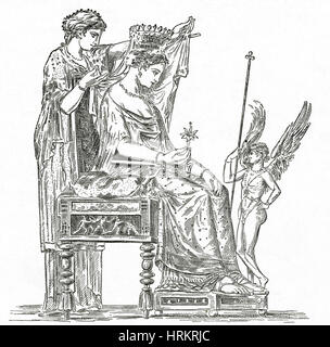 Klassische Mythologie. Venus, Göttin der Liebe und Mars, Gott des ...