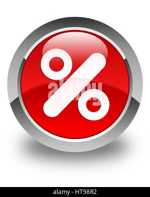 Rabatt Prozentsatz-Symbol auf rote Einkaufstasche auf hölzernen Retail ...