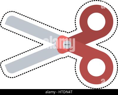 Schere Clip Kunst Cartoon illustration Stockfoto, Bild: 103031343 - Alamy