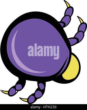 Allergie Milben Symbol. Flache Darstellung der Allergie Milben vektor ...