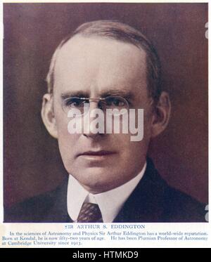 Arthur Stanley Eddington (1882-1944) britische Astronom Physiker und ...