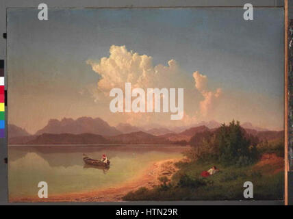 Max Haushofer 12. (9) 1811-24. (8) 1866 - Rano Na Chiemsee Stockfoto ...