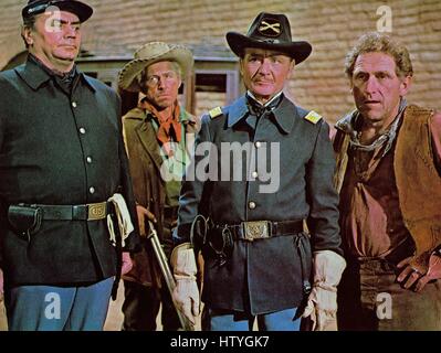 Chuka, USA 1967, Regie: Gordon Douglas, Monia: Rod Taylor (Oben), James ...