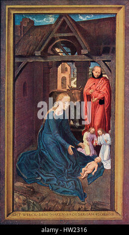 "Die Anbetung der Heiligen Drei Könige', Triptychon von Hans Memling, im Prado Museum erhalten ...