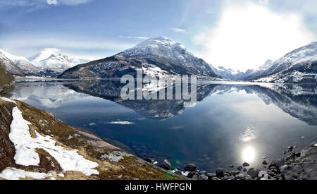 Innvikfjord in Stryn, Norwegen Stockfotografie - Alamy