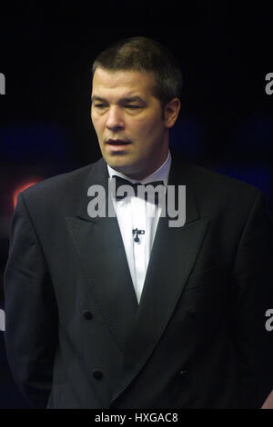 Snooker Schiedsrichter Jan Verhaas hinter den Kulissen tagsüber ...