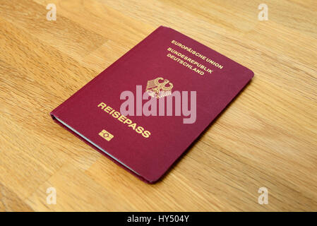 Deutschen Pass, Deutscher Reisepass Stockfotografie - Alamy