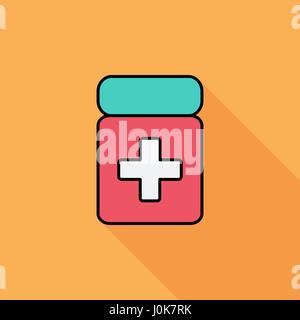 Droge-Symbol. Flache Vektor zugehörige Symbol für Web und mobile ...