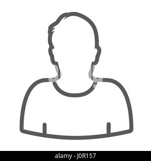 Standard-Benutzer-Icon-Set mit Männern, Frauen und mehrere Personen ...