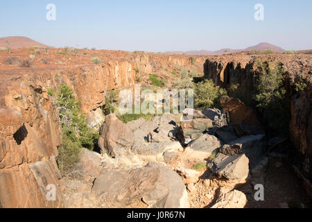 Uniab-River-Canyon, Palmwag, Damaraland, Namibia Stockfotografie - Alamy