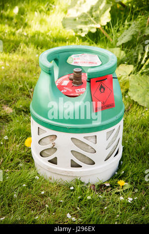 Ein BP Gaslight Kunststoff leichte tragbare Propan camping Gasflasche ...