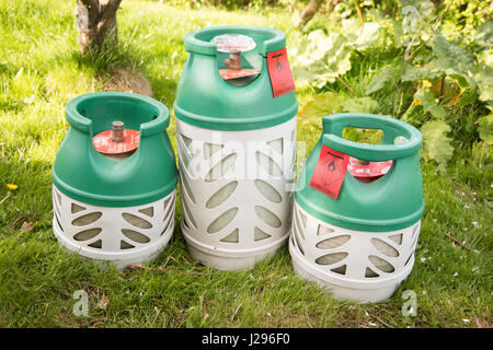 Ein BP Gaslight Kunststoff leichte tragbare Propan camping Gasflasche ...