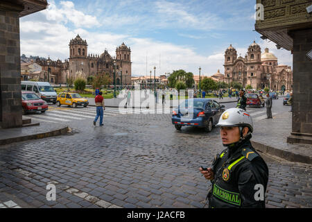 Cusco Peru South America Police Station Kriminelle Polizisten ...