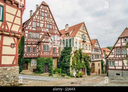 Mittelalterliche Altstadt von Bad Wimpfen, Baden Württemberg ...