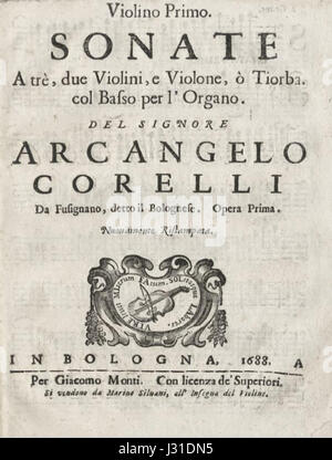 Arcangelo Corelli war ein italienischer Komponist und Violinist, der ...
