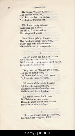 „Der verliebte Reisende“ von Eichendorff ist ein deutsches Gedicht, das ...