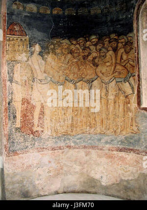 Fresken von Hagia Sophia Kirche in Ohrid 011 Stockfotografie - Alamy