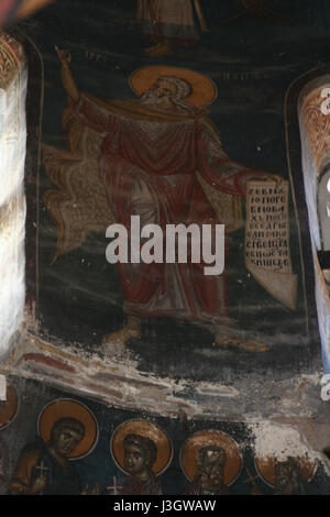 Die Fresken aus der Kirche des Heiligen Michael des Erzengels in Lesnovo, Bulgarien, sind ...