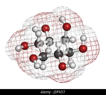 Inosit (Myo-Inosit) Molekül. Inositol und seine Phosphate spielen eine ...