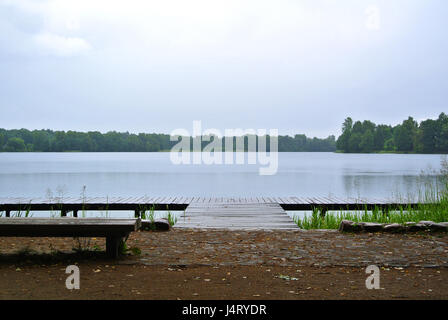 Litauen, Nationalpark Trakai, Kai Tra, See Galves Ezeras, Insel Burg ...